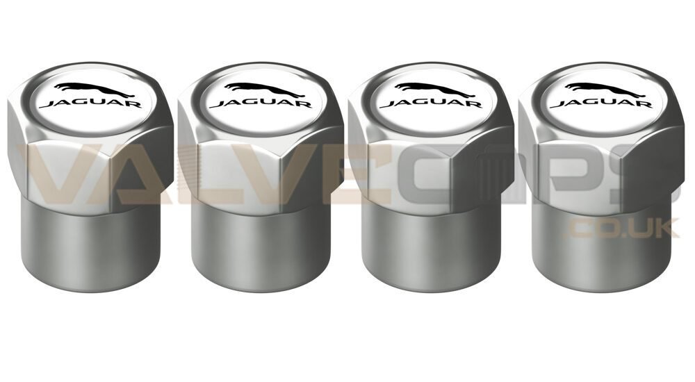 Jaguar Chrome Valve Caps | ValveCaps.co.uk | Buy Jaguar Dust Caps