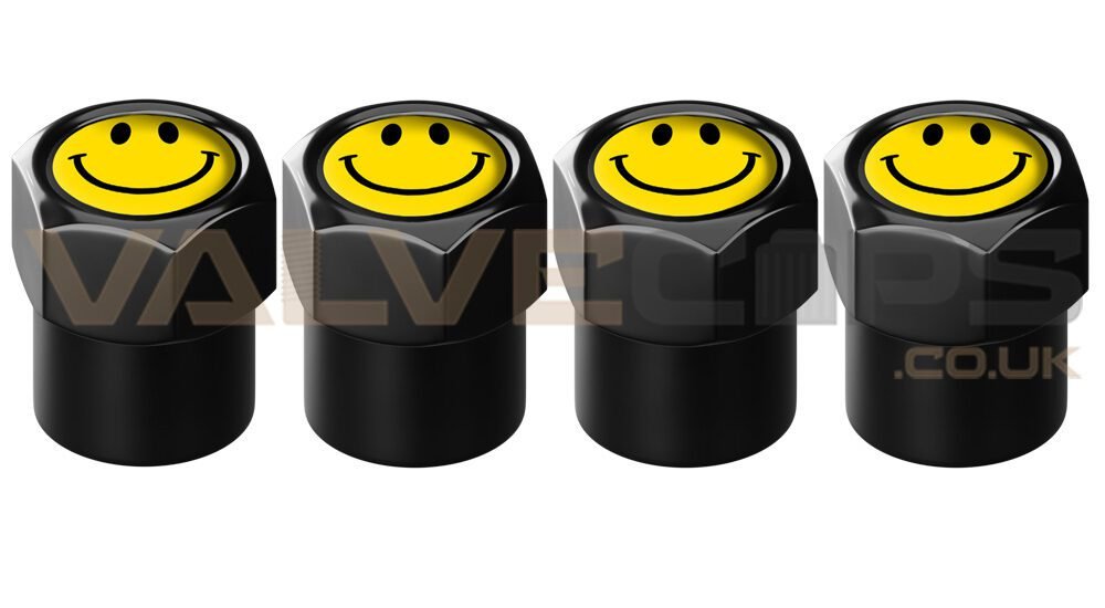 Smiley Valve Caps | ValveCaps.co.uk | Smiley Dust Caps