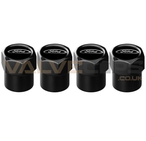 Ford Metallic Logo Valve Caps | ValveCaps.co.uk | Ford Dust Caps
